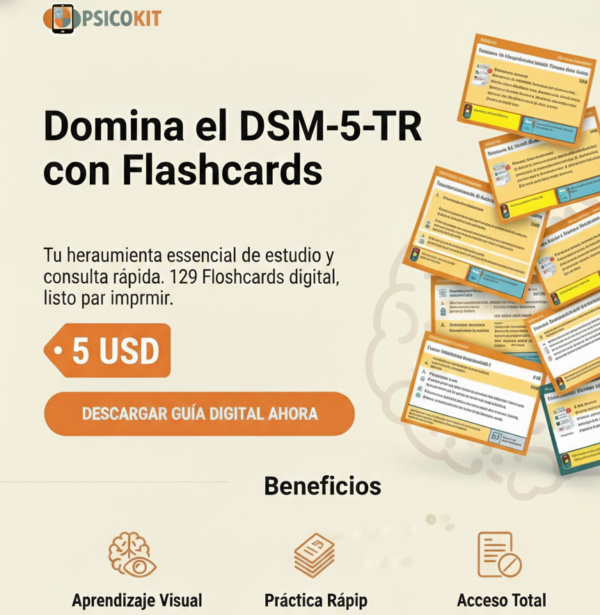 Flashcards del DSM-5-TR - Psicokit